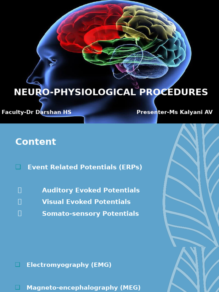 Neurophysiologic Procedure (Autosaved) | PDF