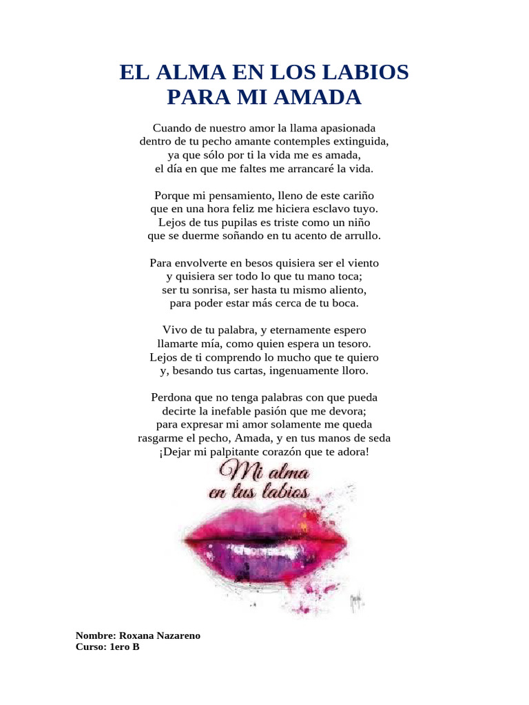 El Alma en Los Labios | PDF