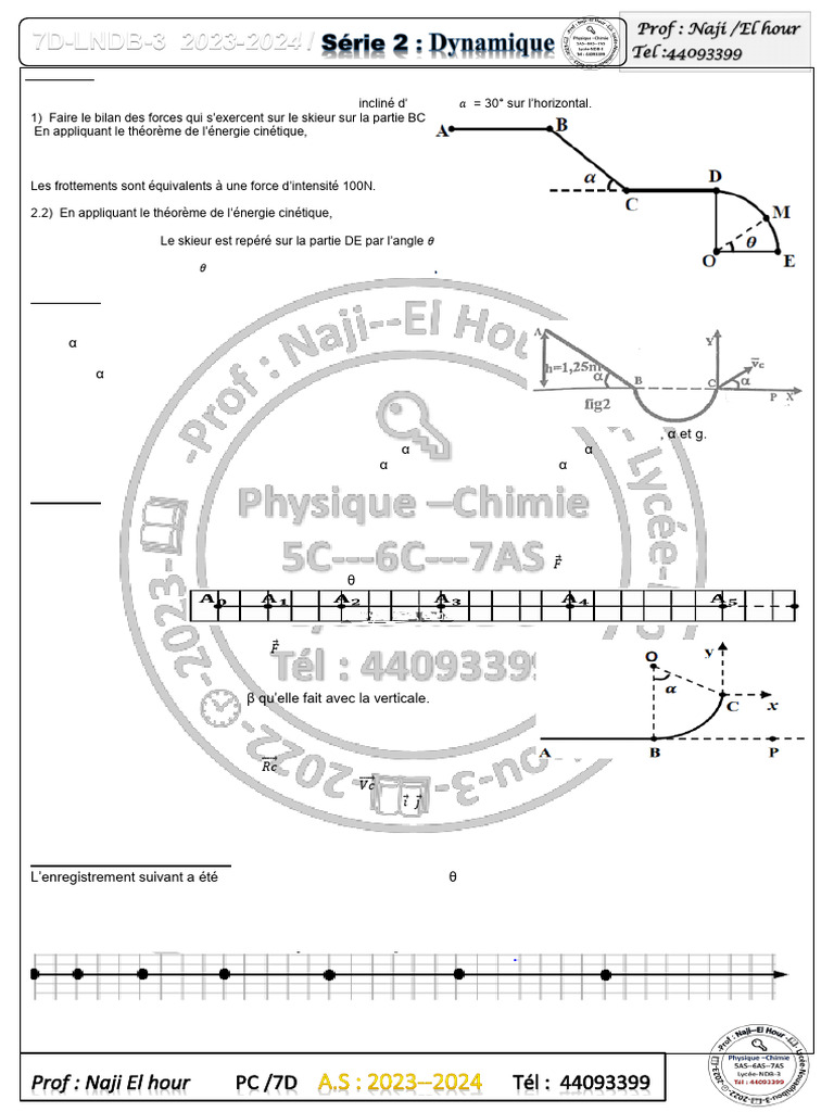 Serie 2 7D Dynamique | PDF