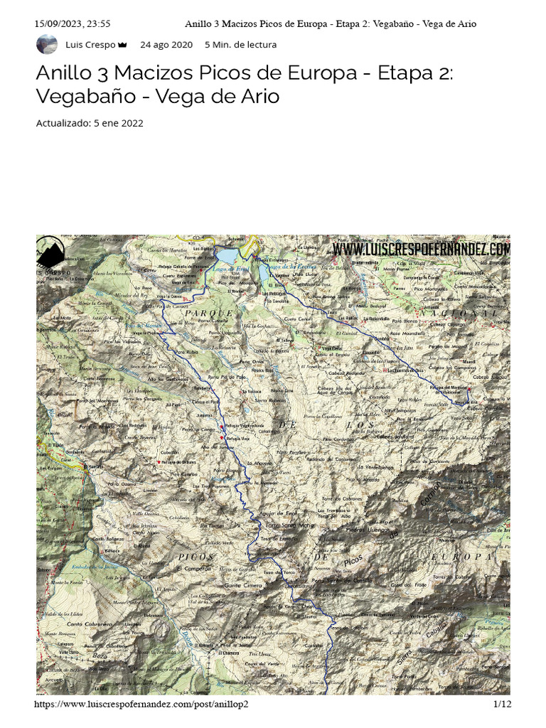 Etapa 2 - Vegabaño - Vega de Ario | PDF
