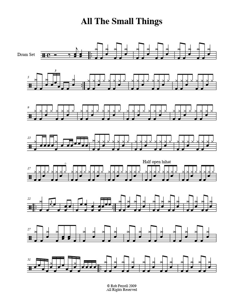 All The Small Things | PDF