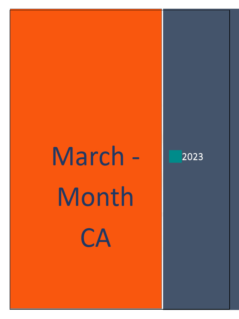 Monthly March PDF | PDF