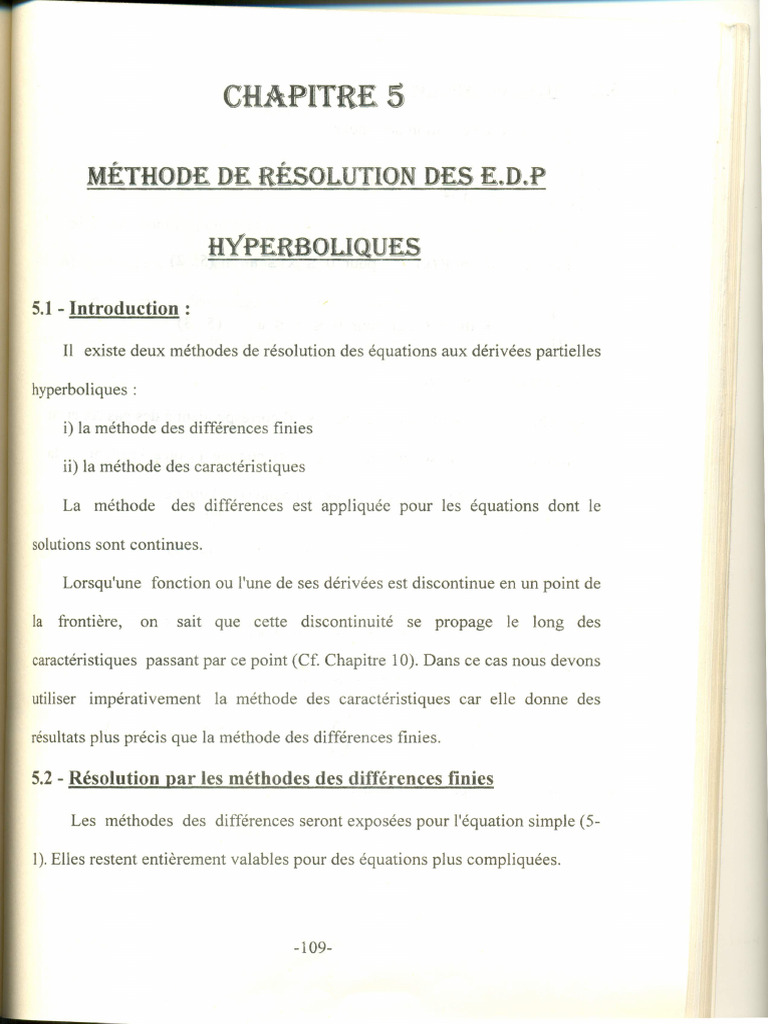 Chapitre 5 Méthodes Numérique | PDF