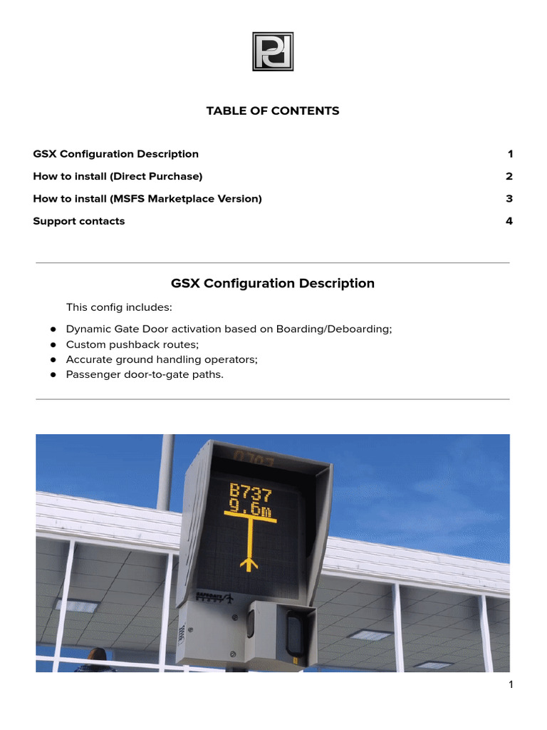 Glasgow GSX Installation Guide | PDF
