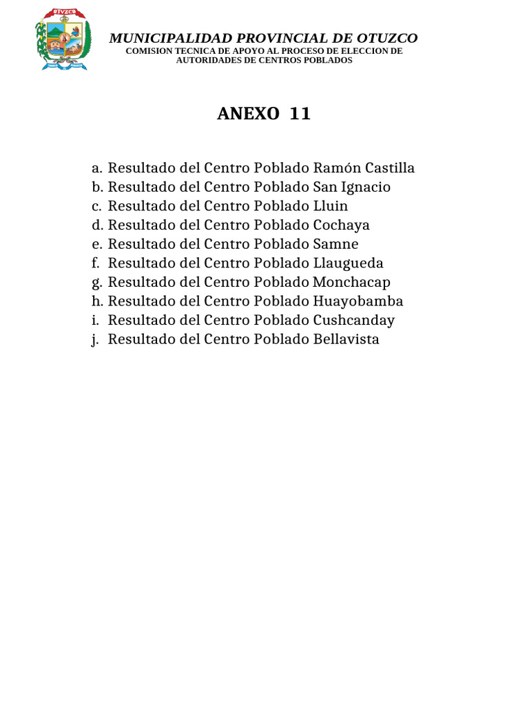 Anexo 11 | PDF