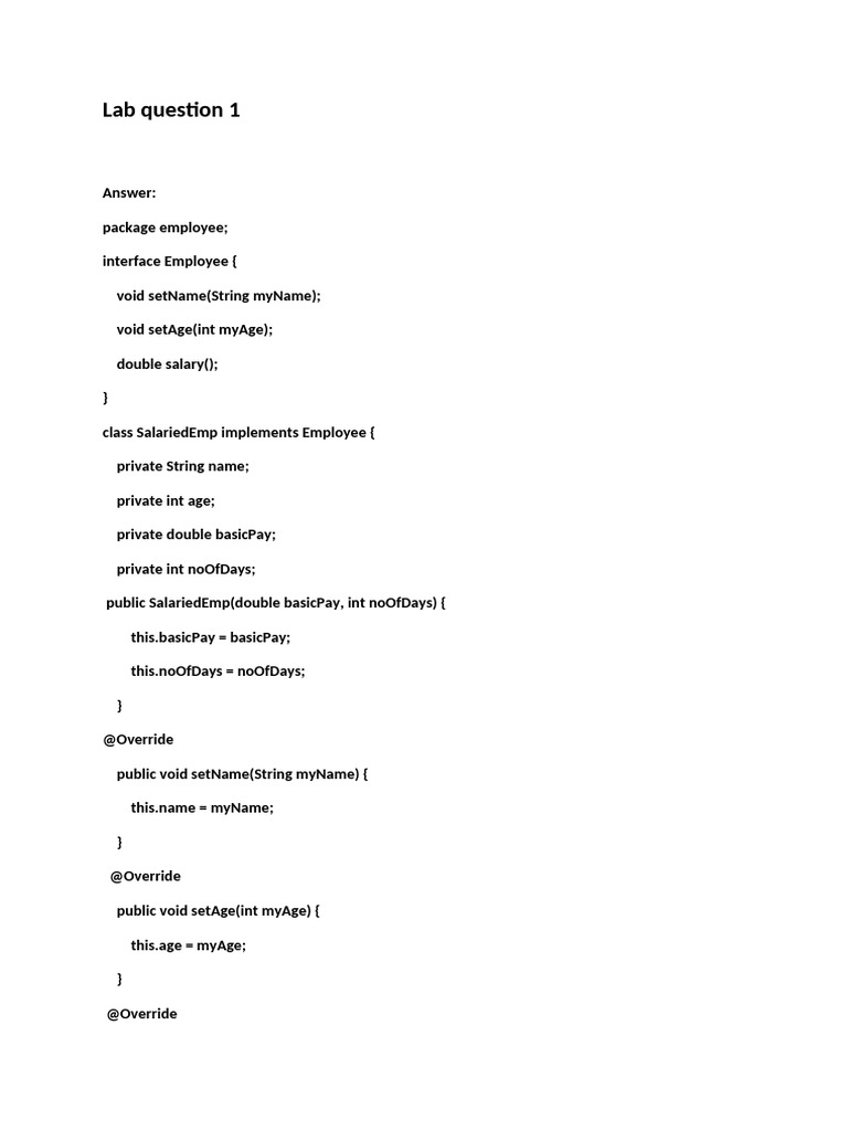 Lab Exam Word | PDF