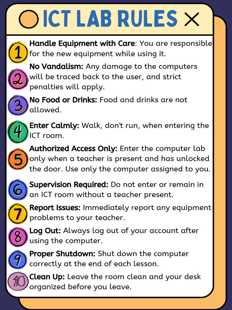 ICT Rules 2024 2025 | PDF