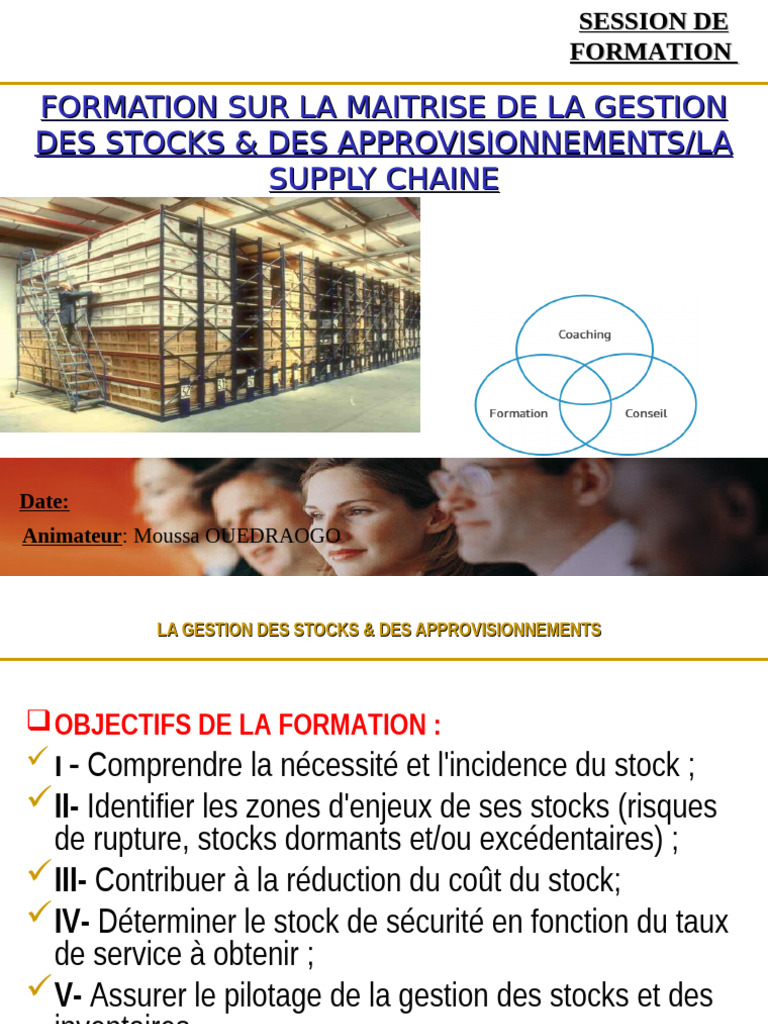 Gestion Des Stocks Et Des Approvisionnements | PDF