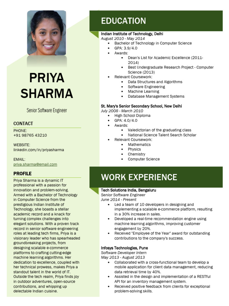 Priya Sharma: Education | PDF | Software | Software Engineering