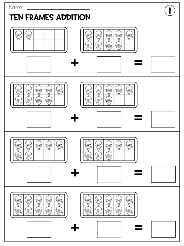 Ten Frames Addition | PDF