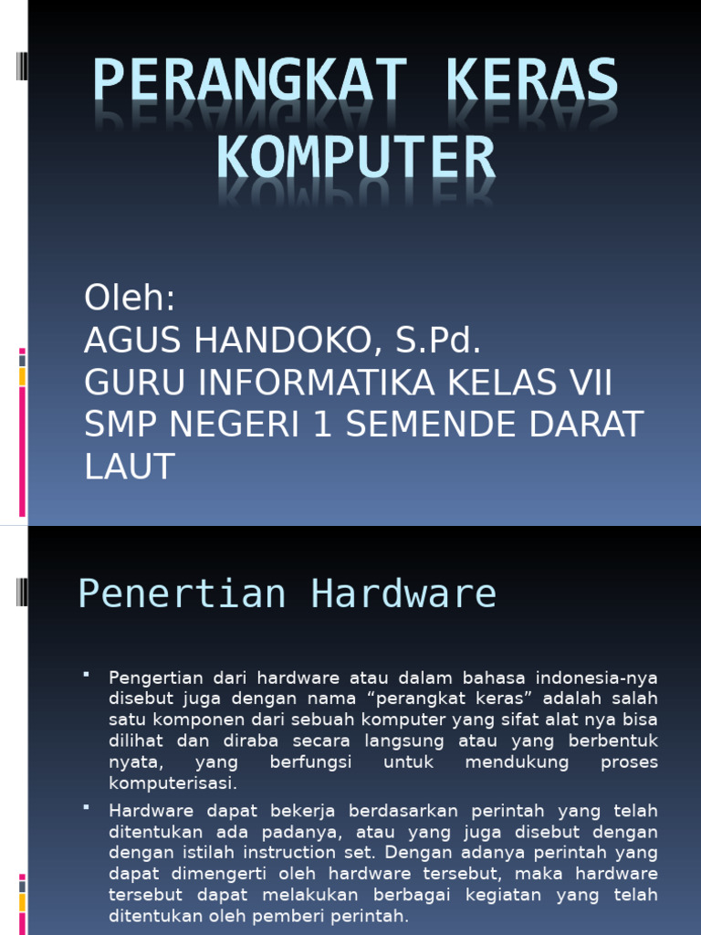 Hardware | PDF