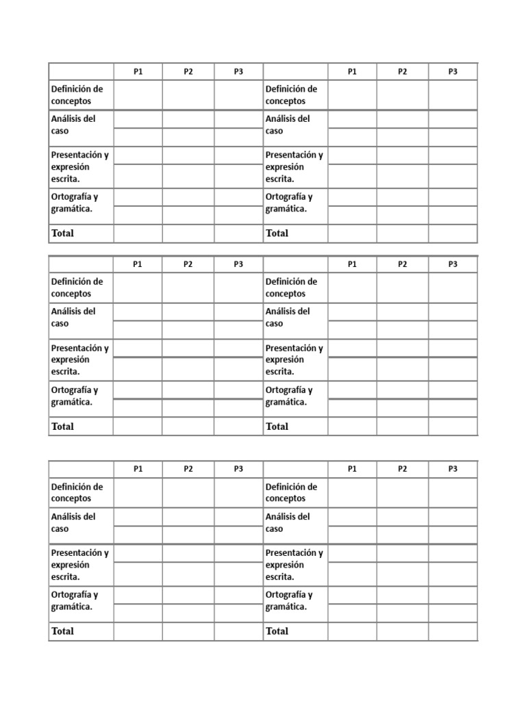Fichas De Correcci n PDF