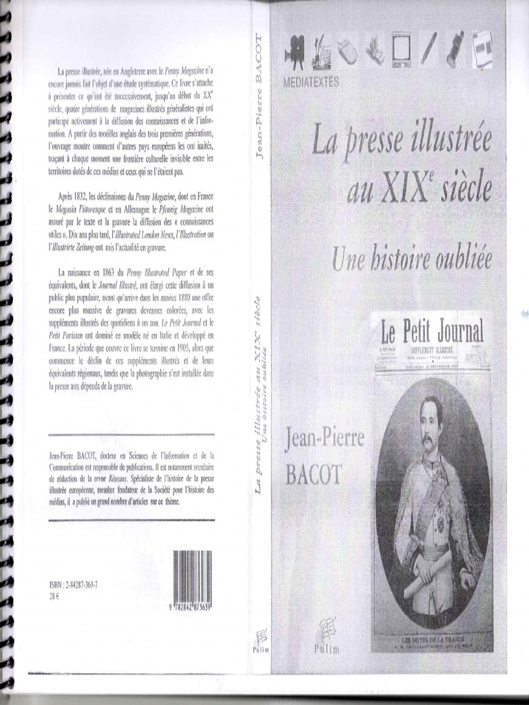 BACOT, Jean-Pierre - La Presse Illustrée Au XIX Siècle | PDF
