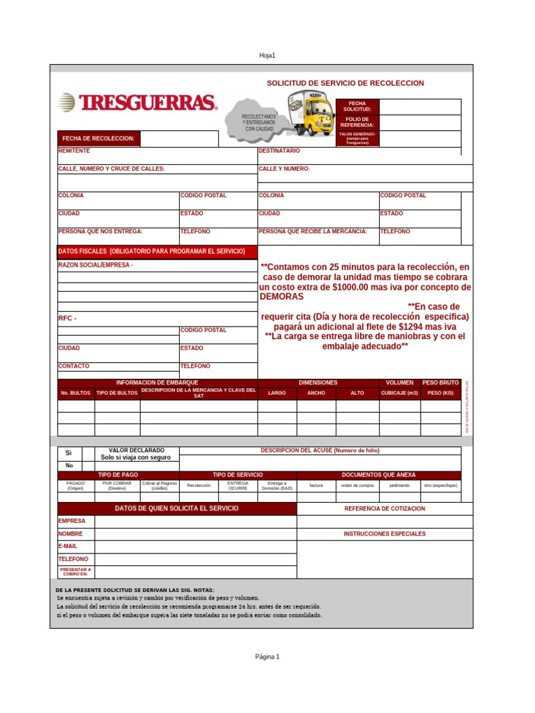 Formato 3G Recolección | PDF