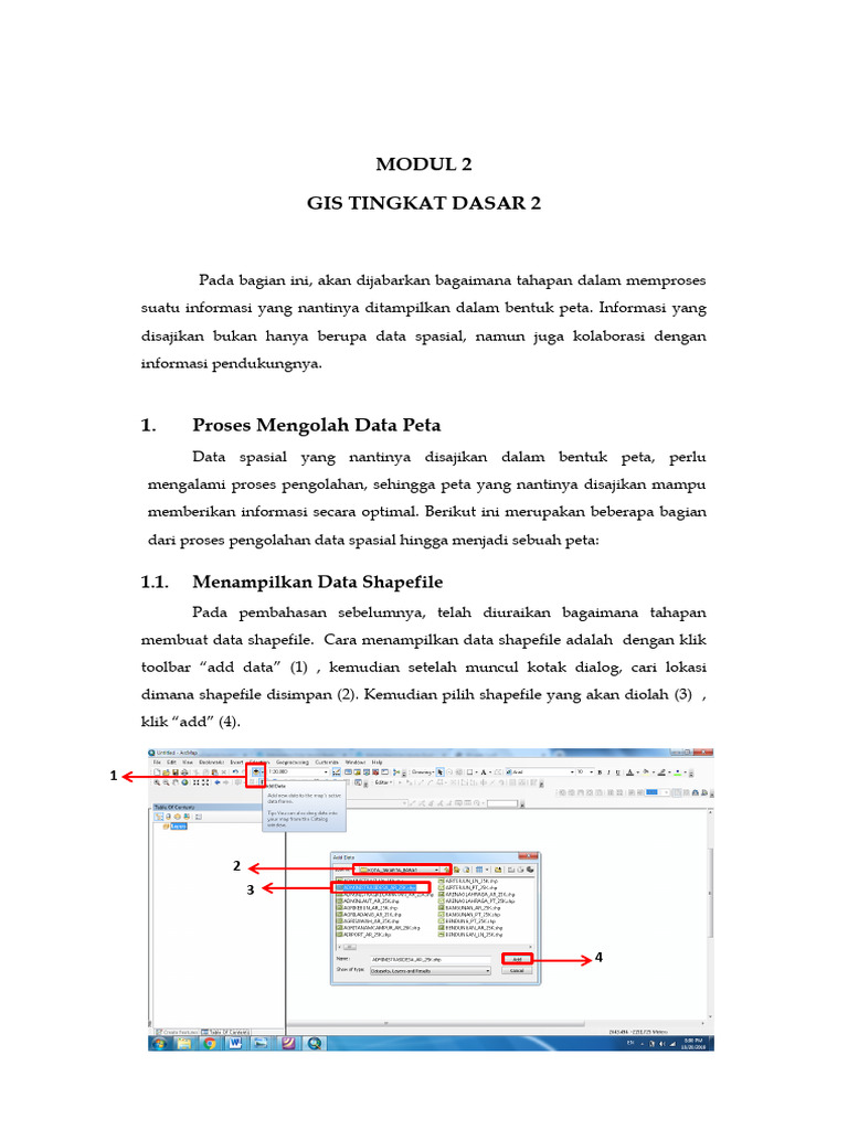 Arg Gis Modul 2 | PDF