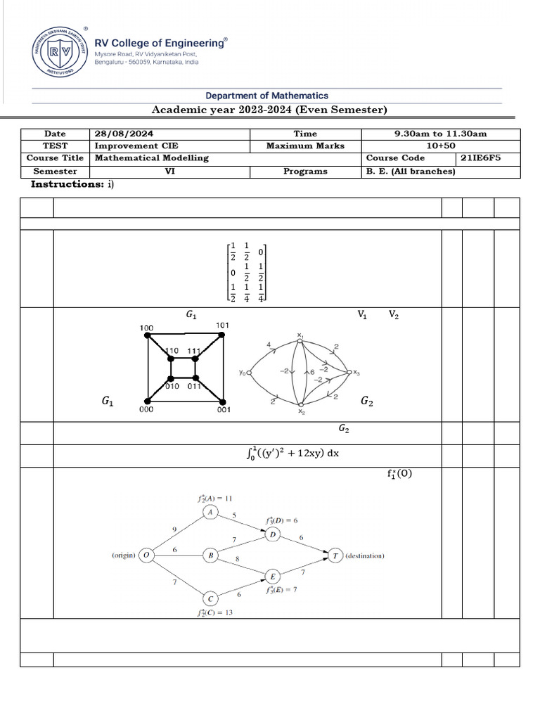 MM (21ie6f5) - Cie 3 QP 2024 | PDF