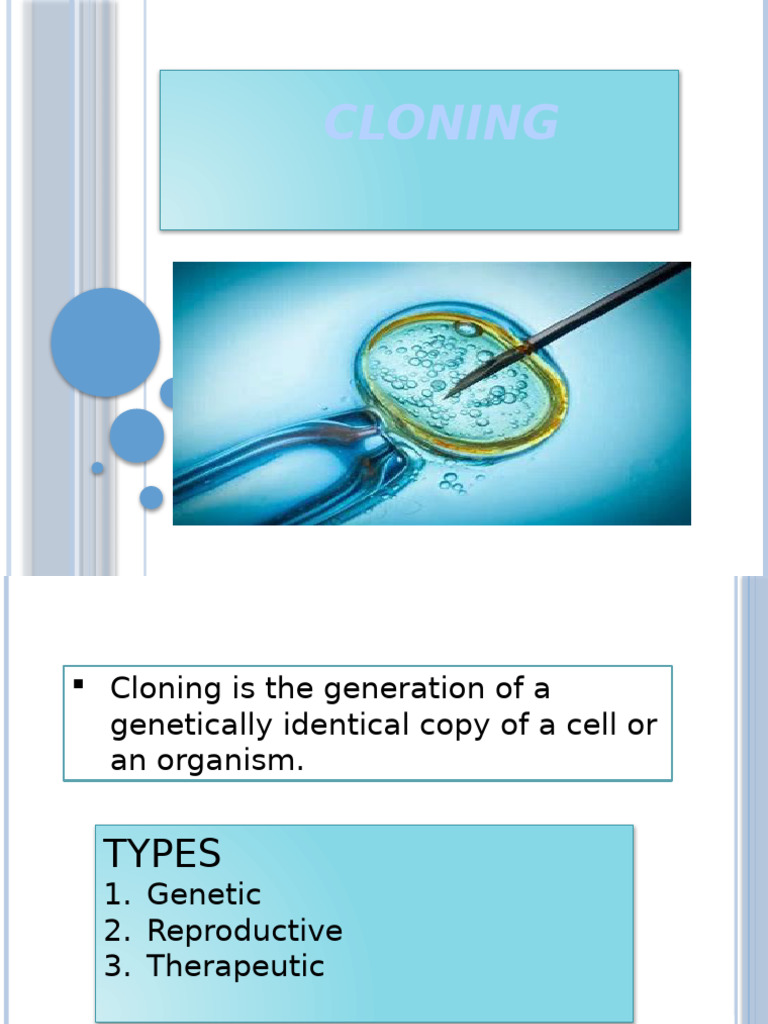 Cloning | PDF