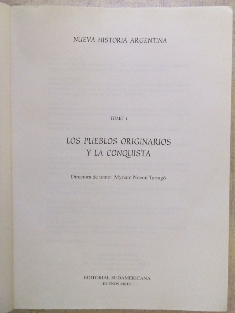 Tema 6 - Albeck 2001 - Nueva Historia Argentina | PDF