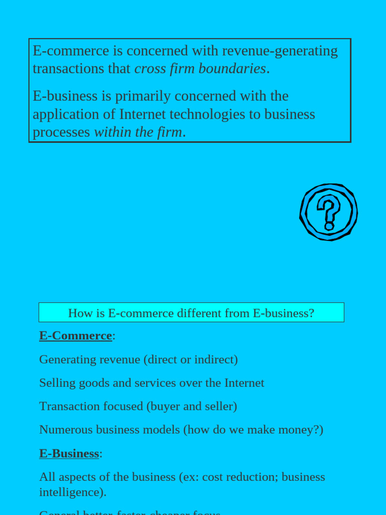 E-Business Principles | PDF