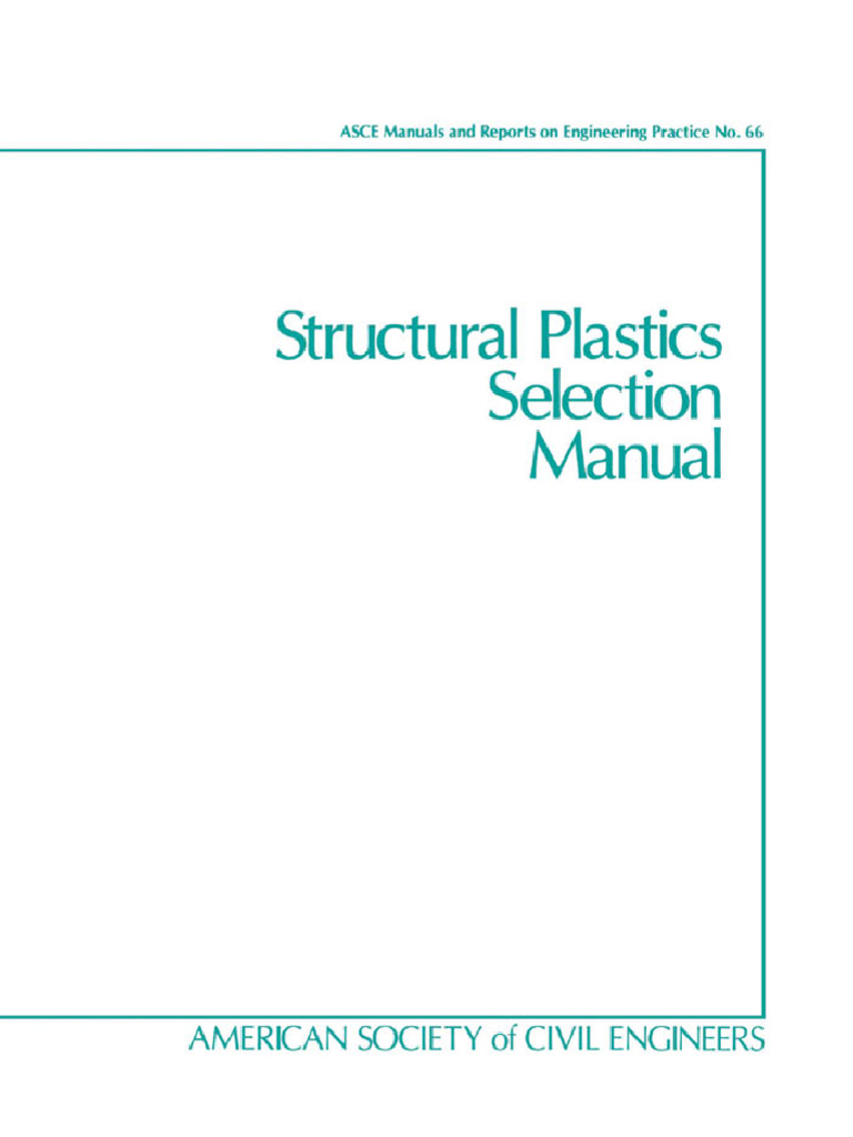 Structural Plastics Selection Manual - American Society of Civil ...