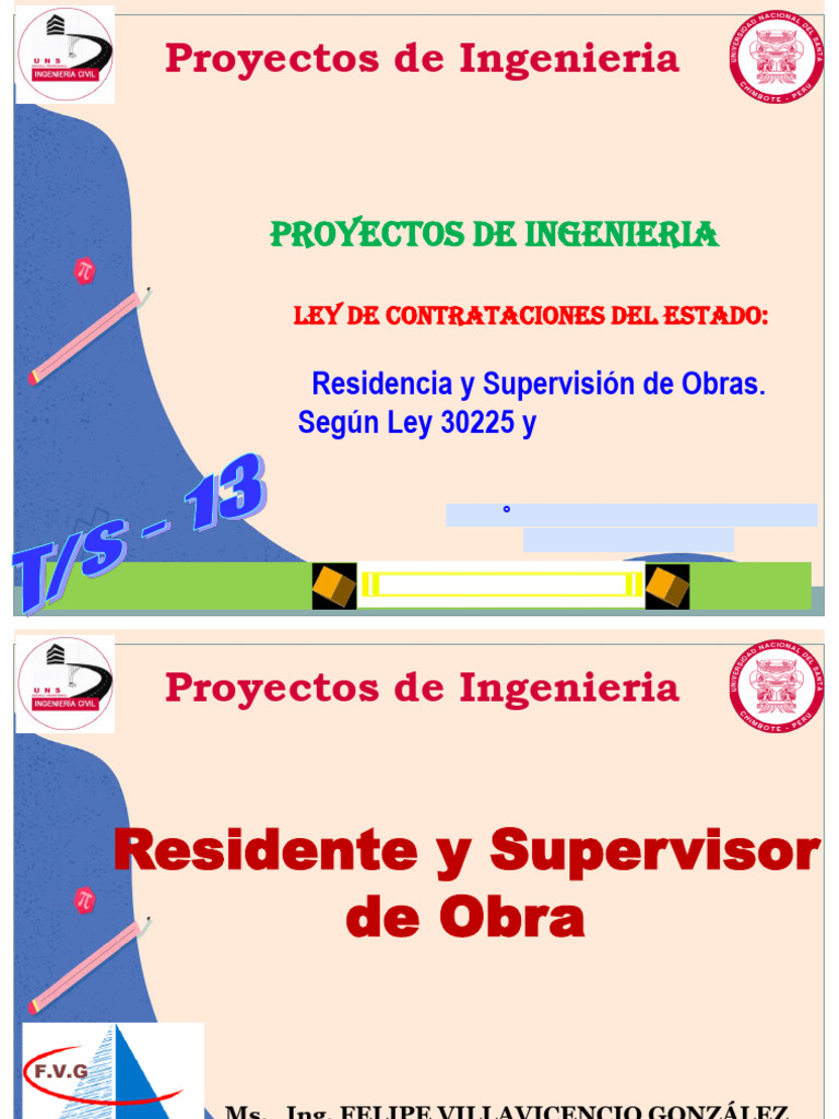 T-13 Resid. y Superv. Obras-2024 | PDF