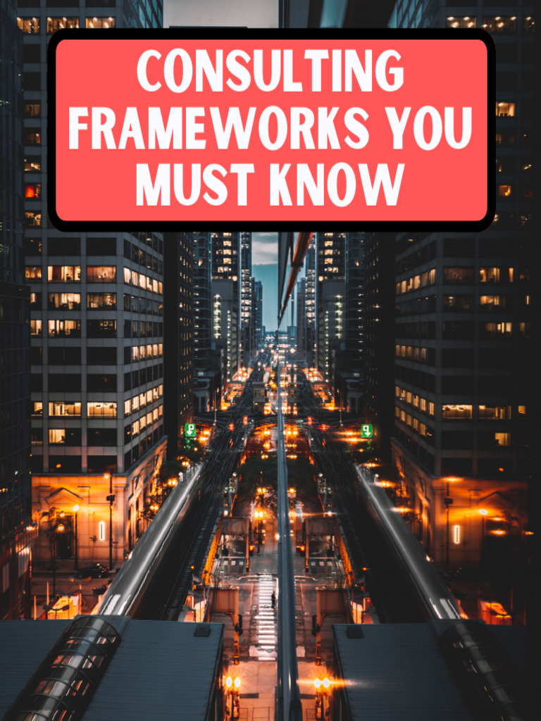 Consulting Frameworks You Must Know | PDF