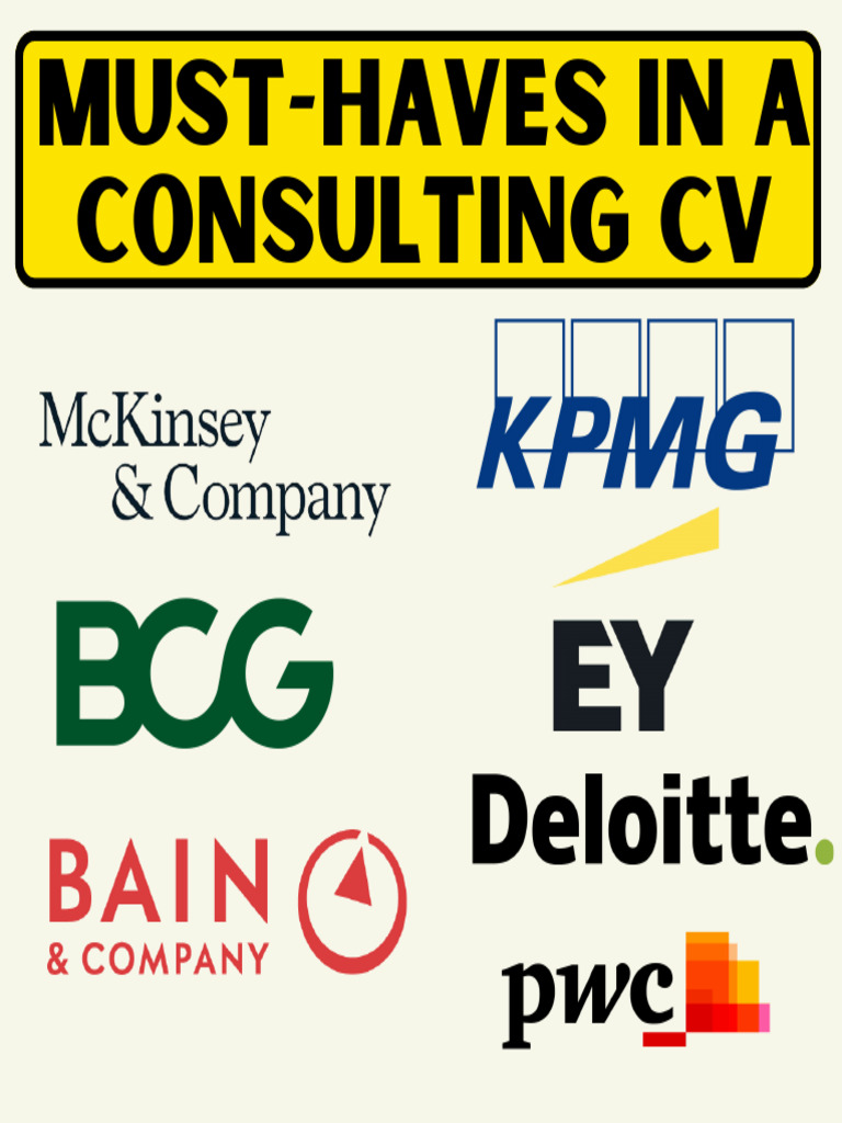 Must-Haves in A Consulting CV | PDF