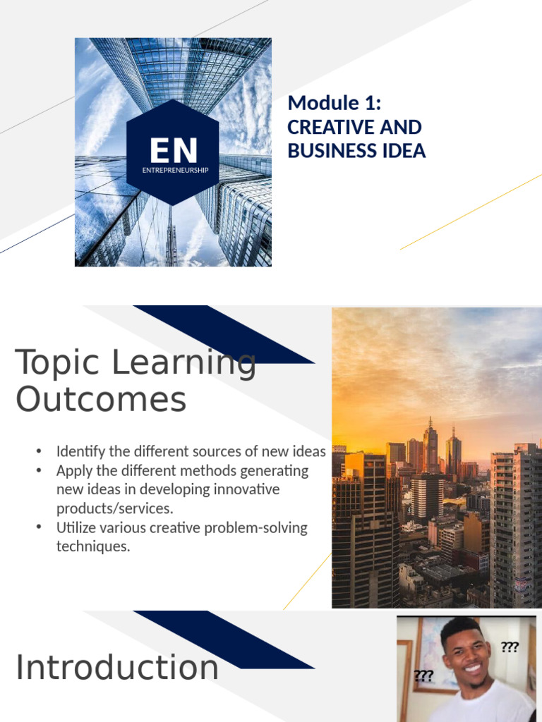 Module 1 - Entrep Mind | PDF