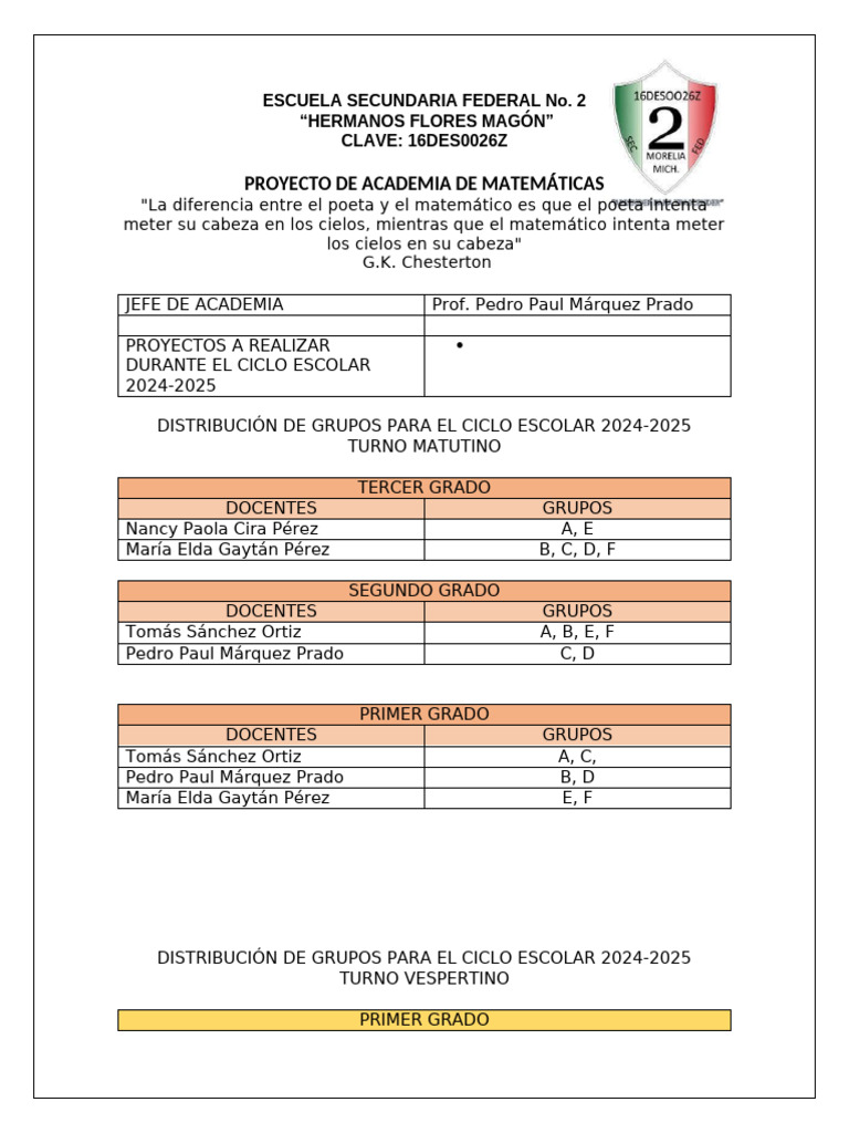 Proyecto de Mate 2024 | PDF