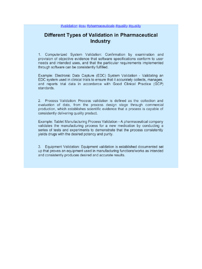 Validation Types | PDF