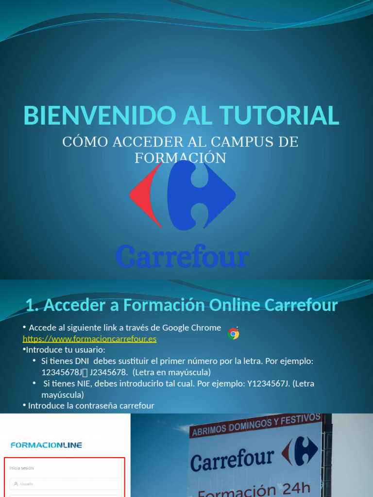 Tutorial Campus de Formación | PDF