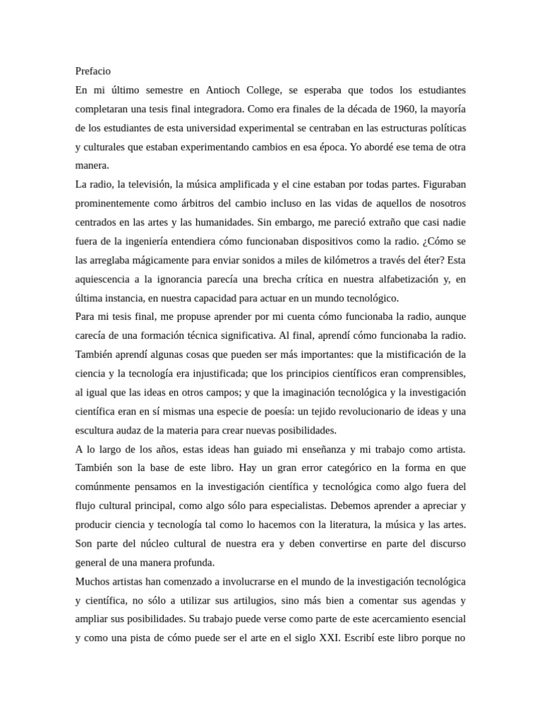 Information Arts Español | PDF | Science | Ciencias sociales