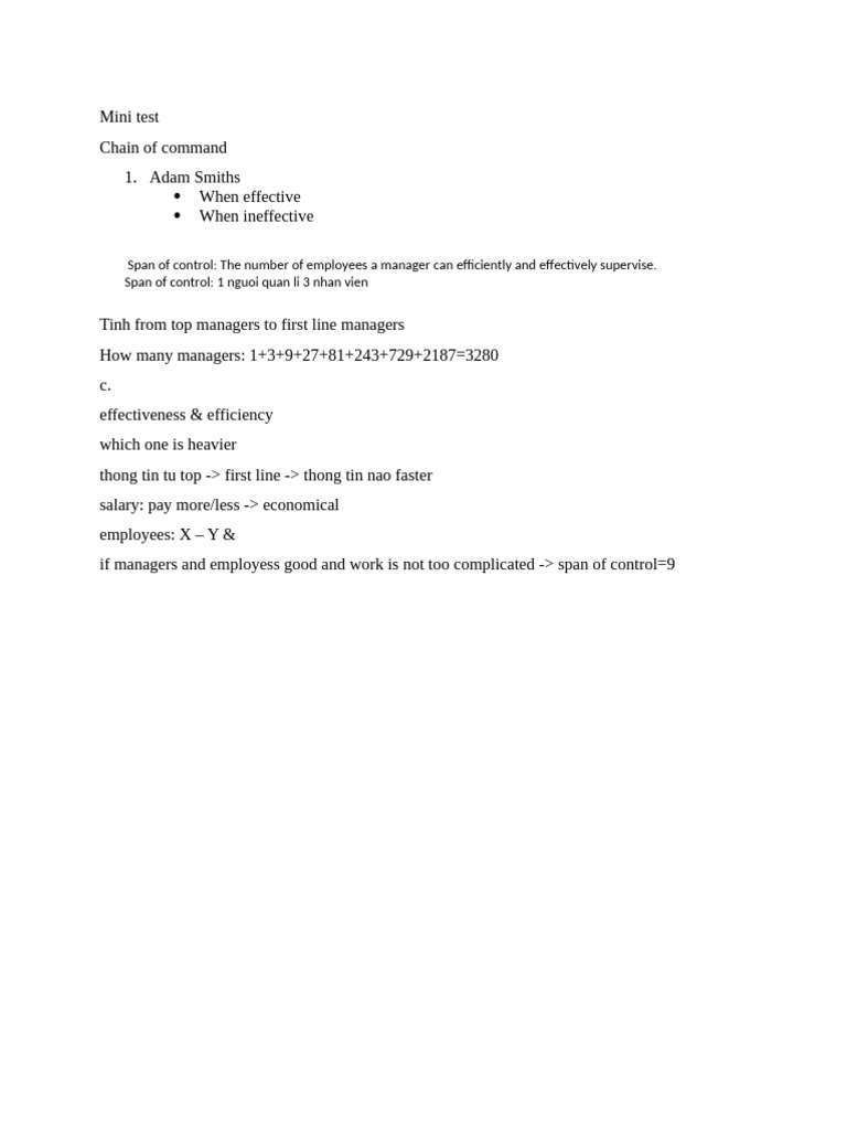 Mini Test | PDF