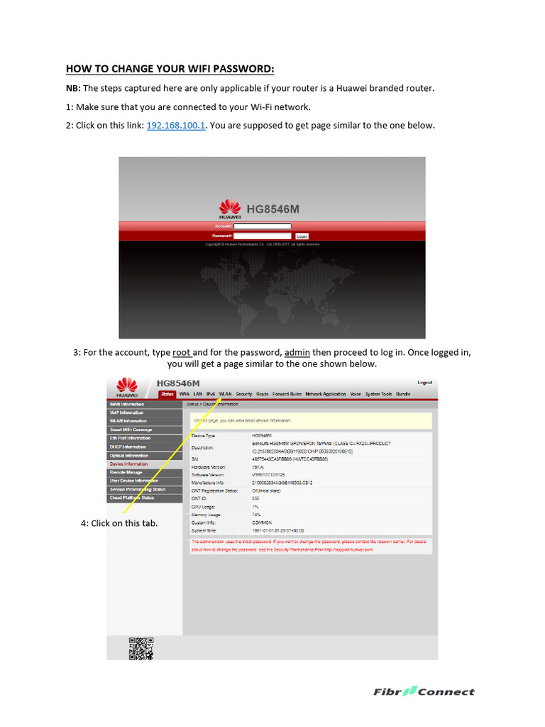 How To Change Your Wifi Password | PDF
