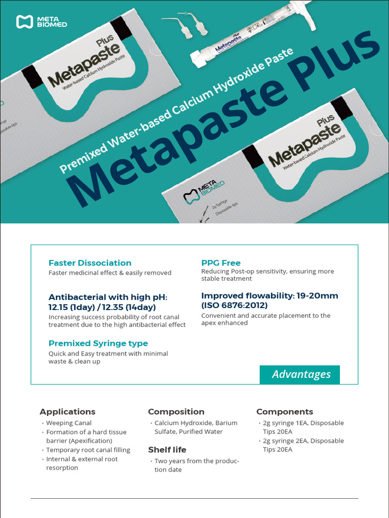 Metapex Plus - Metapaste Plus | PDF