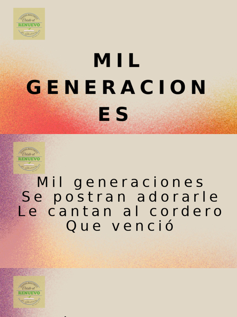 Mil Generaciones | PDF