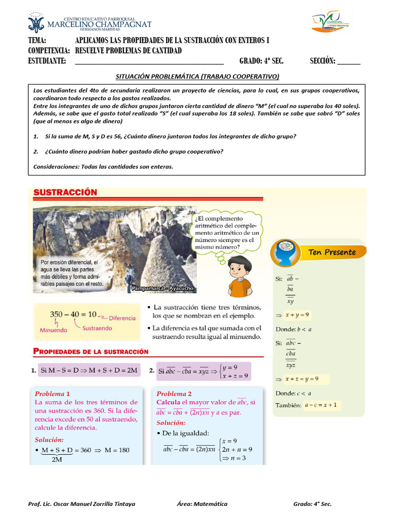 Ficha de Trabajo U2 S1 - 4ºS - ARI - 2024 | PDF