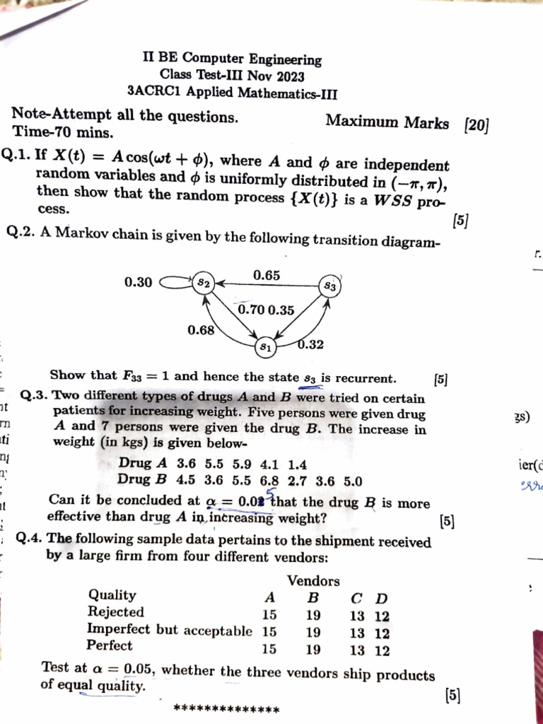 Iet Study Hub: Maximum Marks 20) | PDF