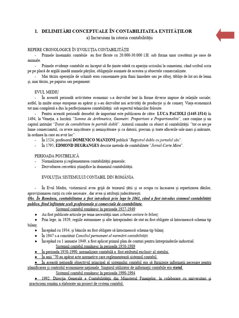 ISTORIC CONTA - Fi - de Documentare | PDF