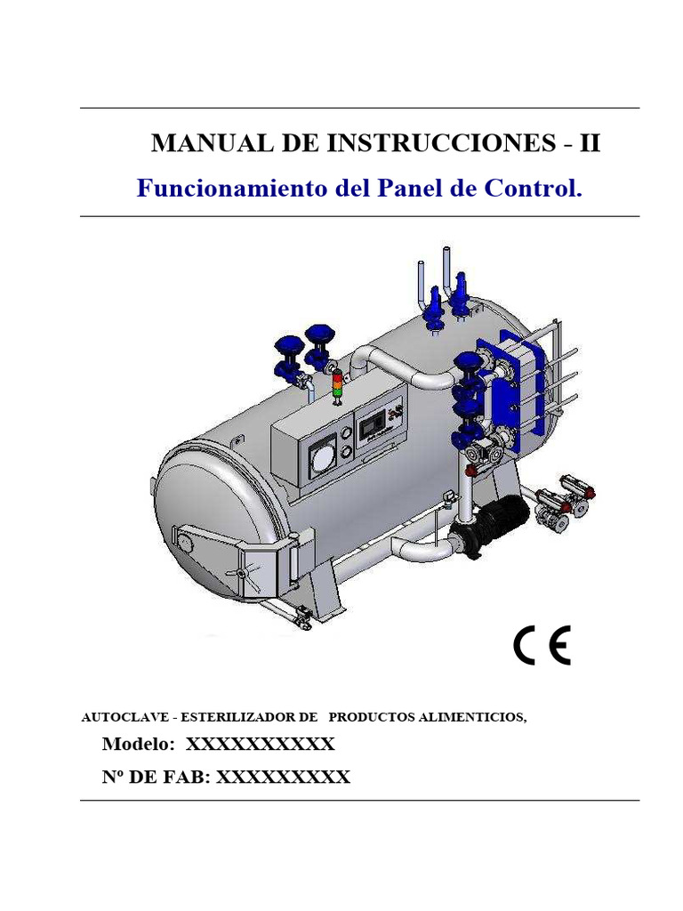 Autoclave - Manual Ii Panel de Control | PDF Autoclave - Manual Ii Panel de Control | PDF