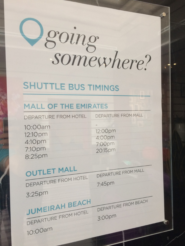 Shuttle Bus Timings | PDF