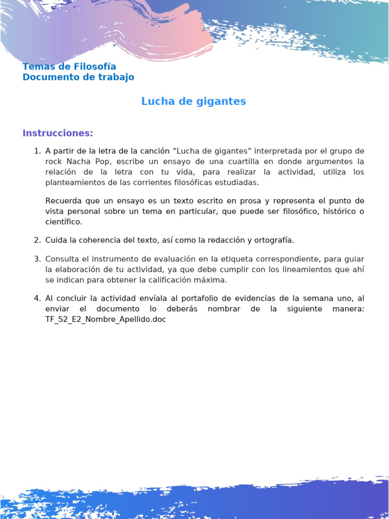 TF S2 E2 David Lizarraga | PDF