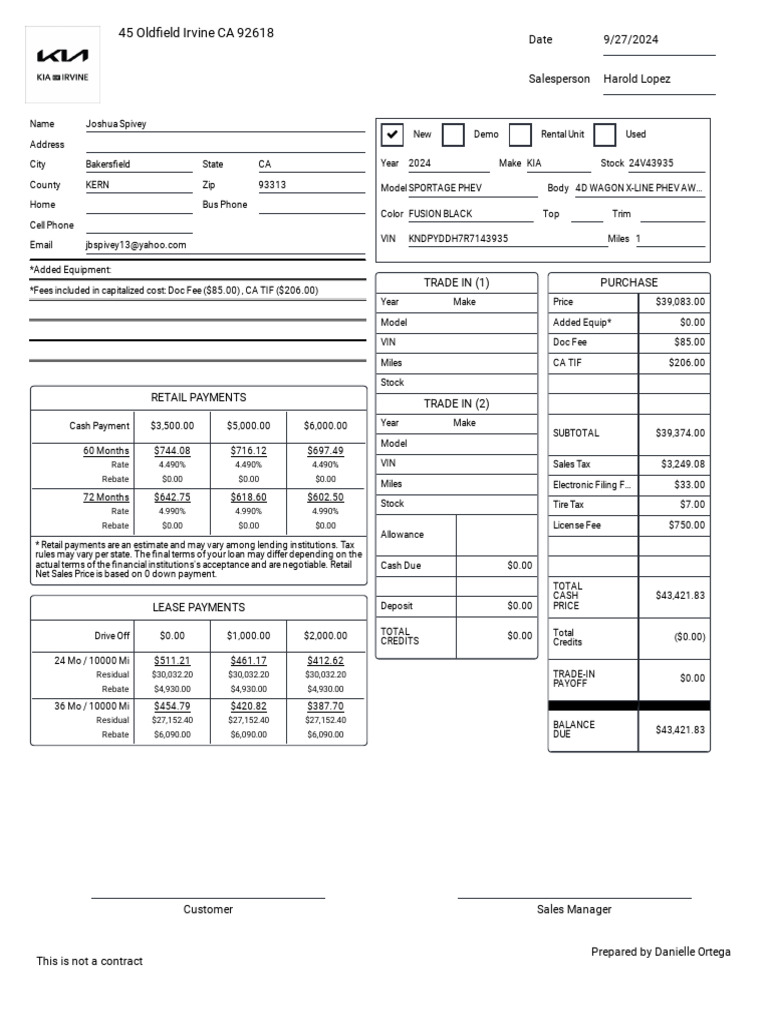 Joshua Spivey Proposal-3 | PDF | Rebate (Marketing) | Business
