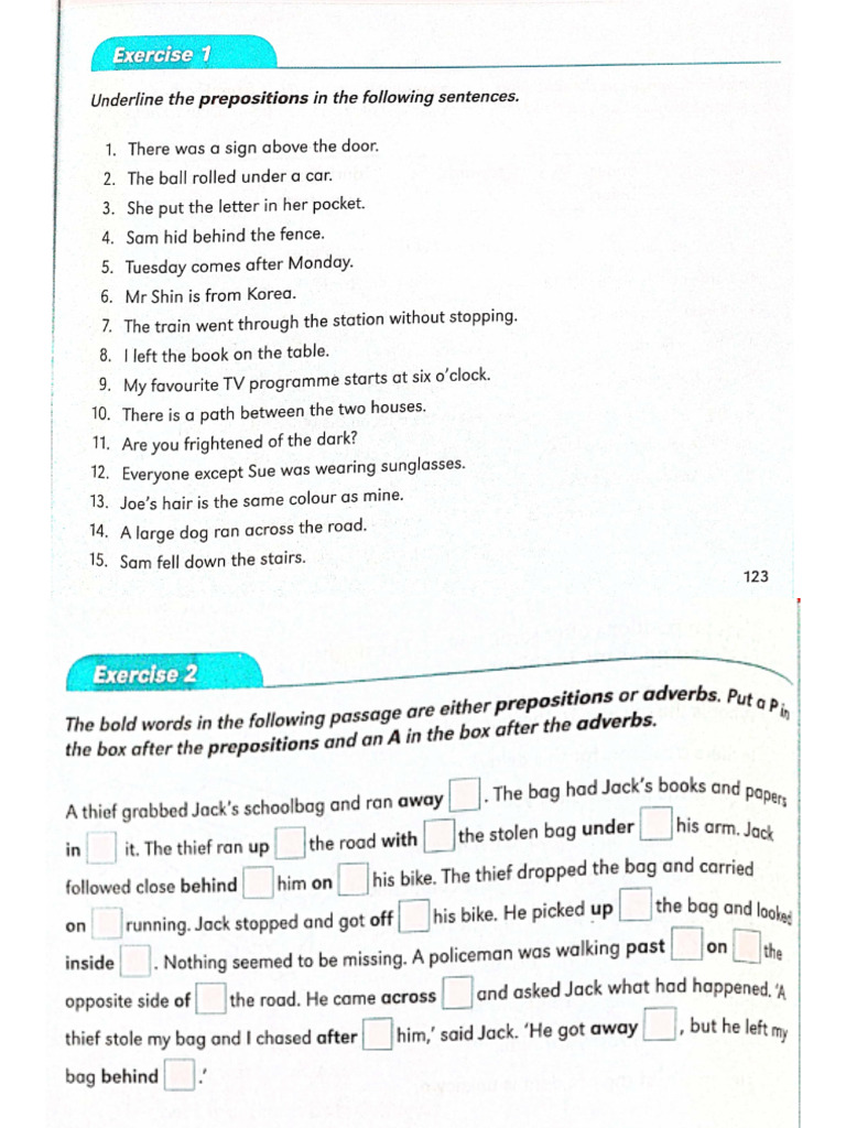 EEP 3 GR - Prepositions & Conjunctions | PDF
