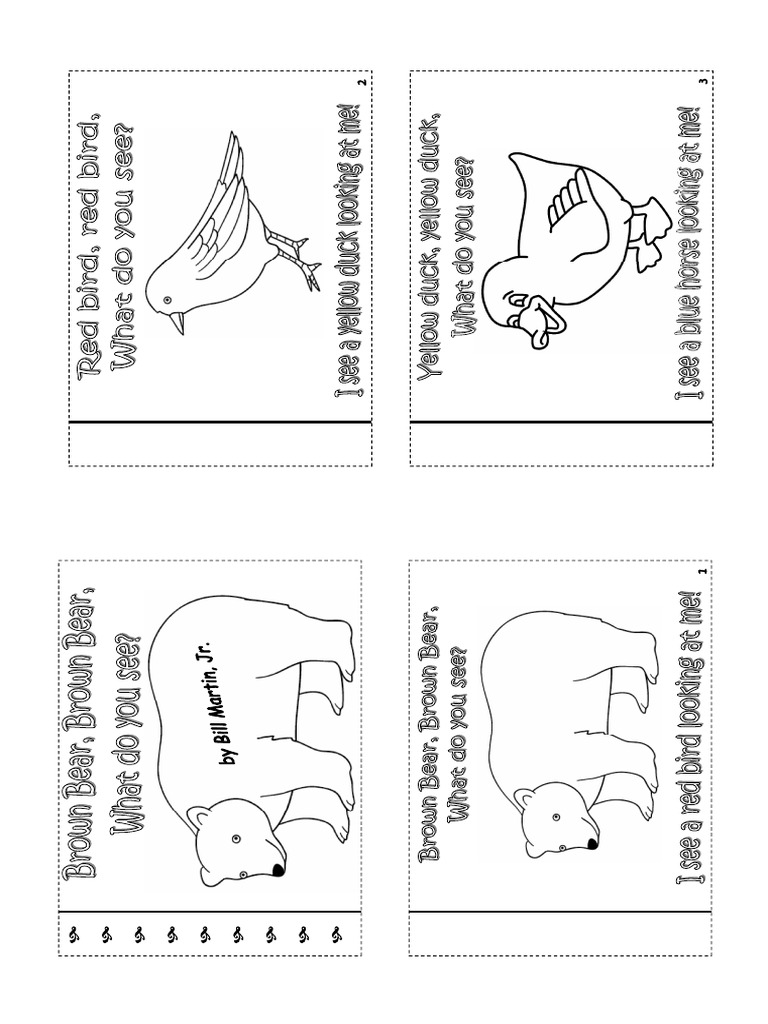 Mini Book Brown Bear | PDF