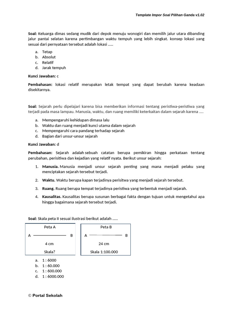 SMP - Kelas 7 - Ips - Bab - 1 | PDF