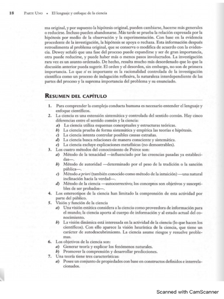 Resumen Cap 1 Kerlinger | PDF