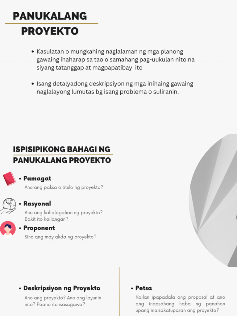 Panukalang Proyekto | PDF