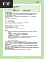 Programme Maths Au Lycée. (Congo-Brazza) | PDF | Function (Mathematics) | Mathematical Objects