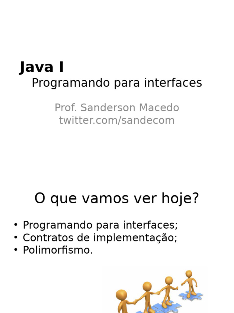 Java I - Aula 08 - Programando para Interfaces | PDF